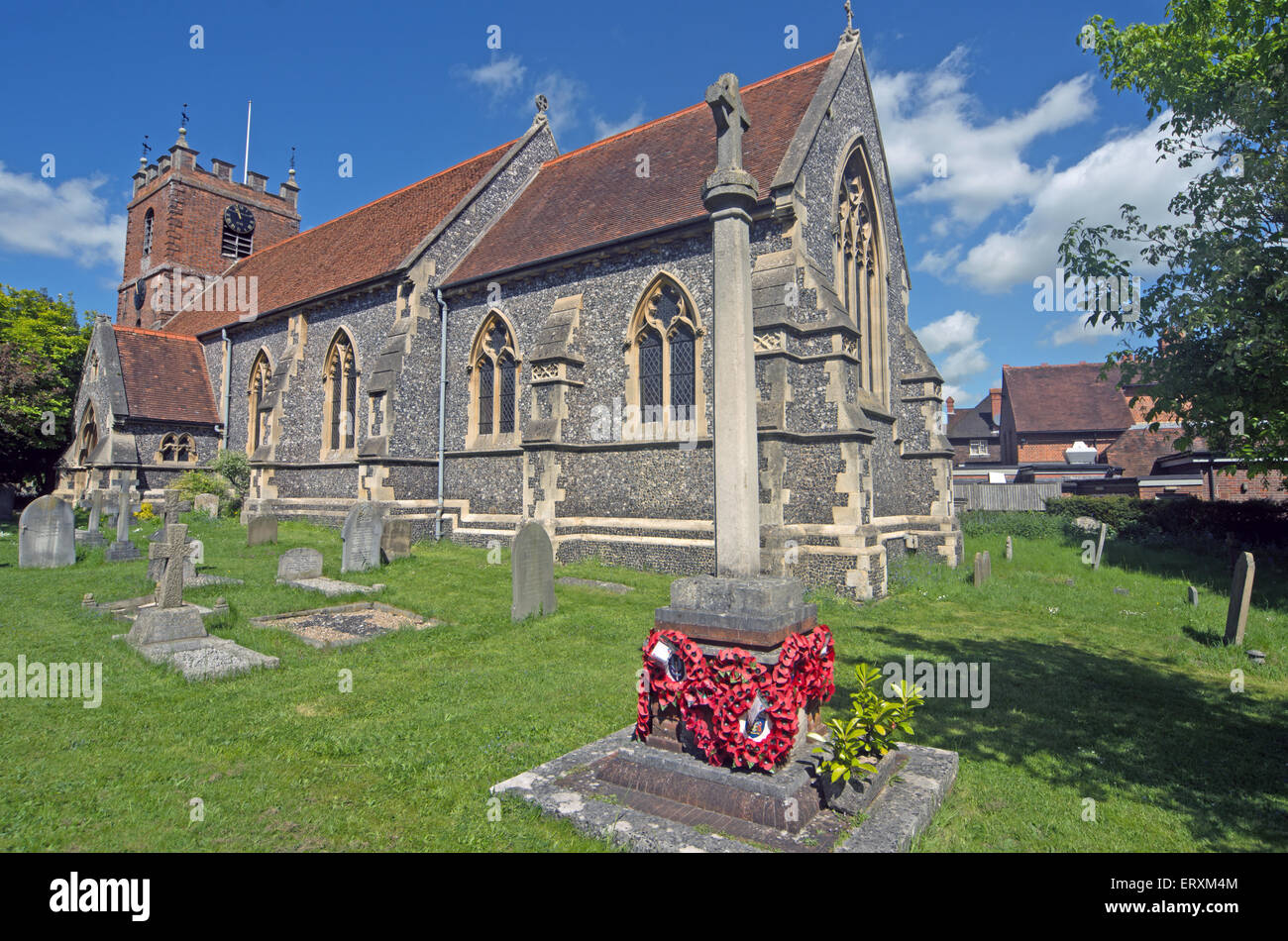 Pangbourne St James the Less Church Berkshire Restaurant Stock Photo ...