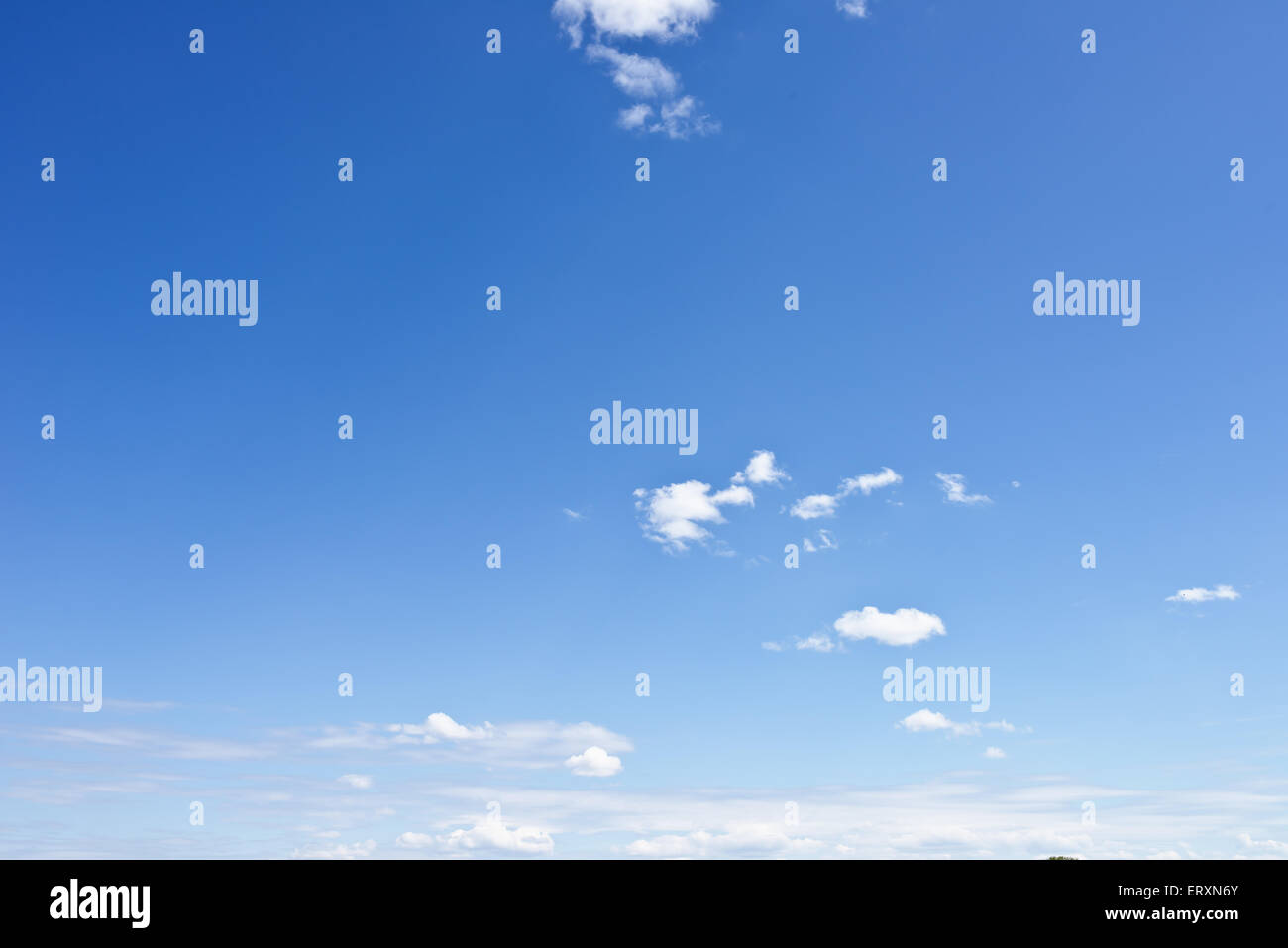 real blue sky with clouds Stock Photo - Alamy