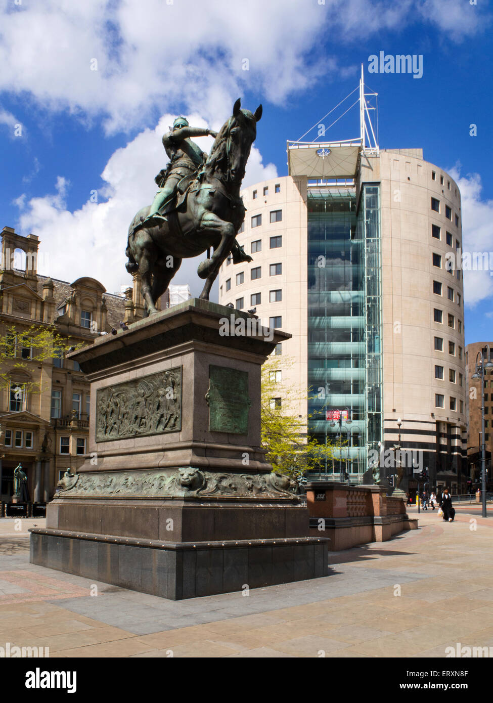City square black prince statue hi-res stock photography and images - Alamy