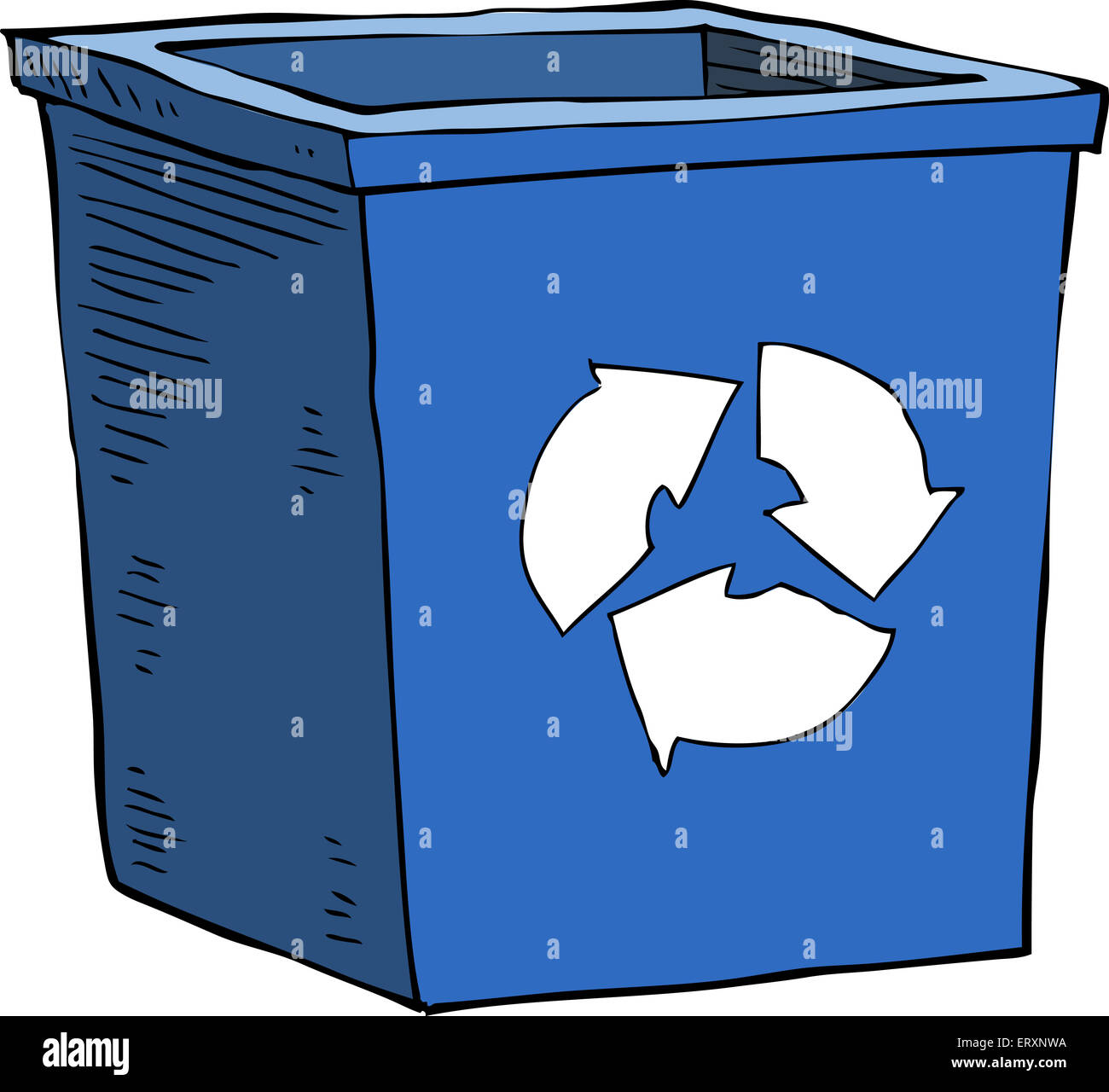 Drawing Garbage Can High Resolution Stock Photography and Images - Alamy