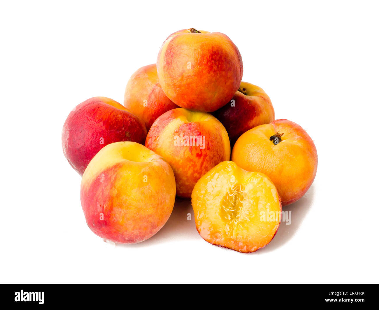 Peach Cut In Half High Resolution Stock Photography and Images - Alamy
