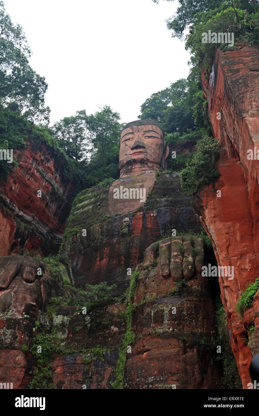 Le Shan giant buddha Stock Photo - Alamy