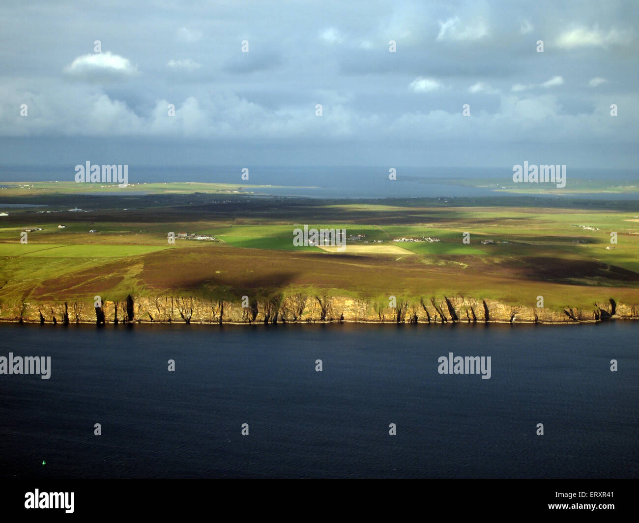 Orkney island from the air Stock Photo - Alamy