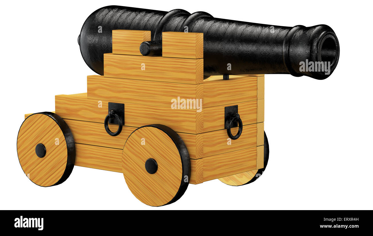Cannon on wheels hi-res stock photography and images - Alamy
