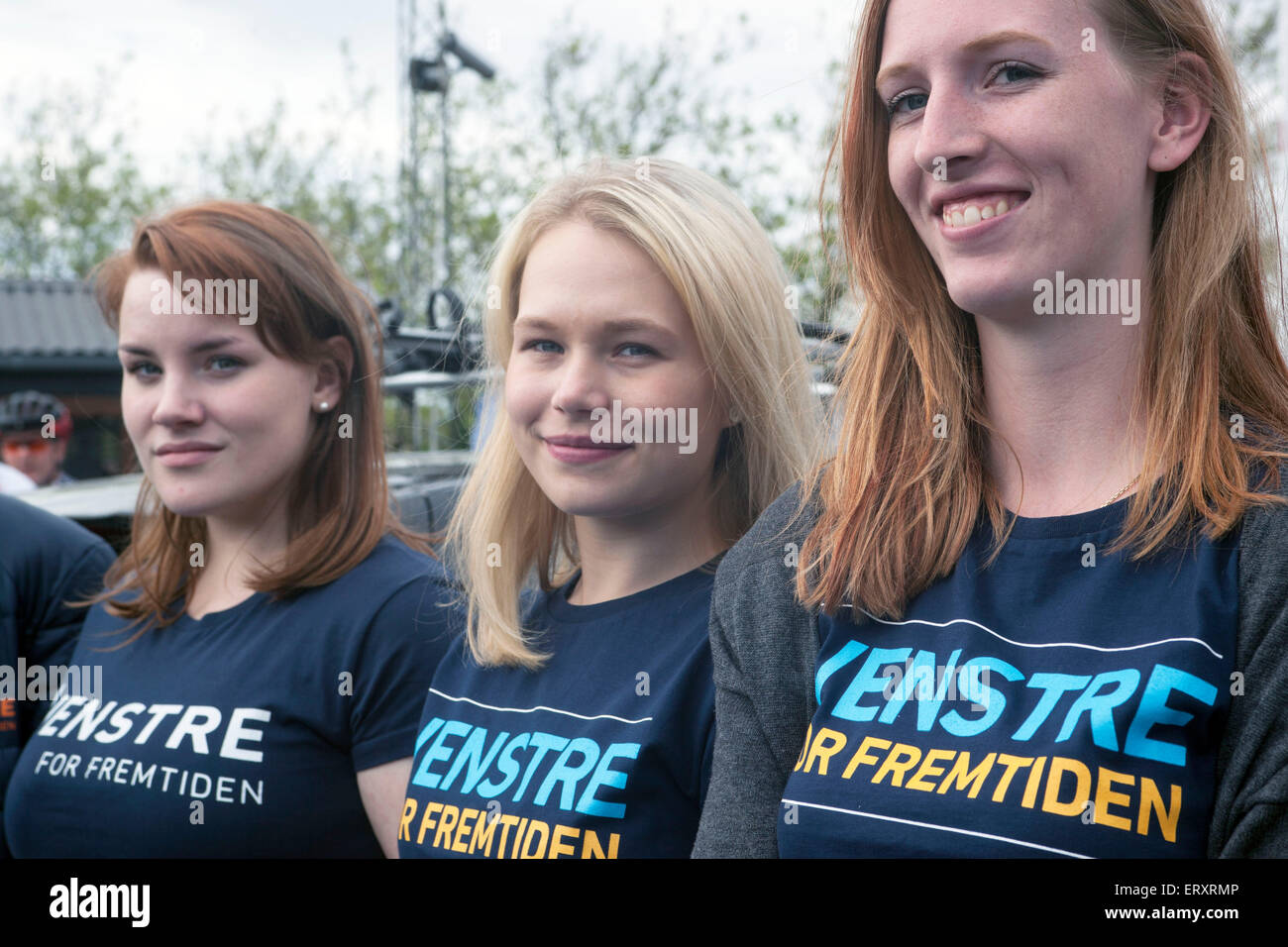 Lygby, Denmark. 9th June, 2015. The Danish Venstre's (read: The Liberal ...