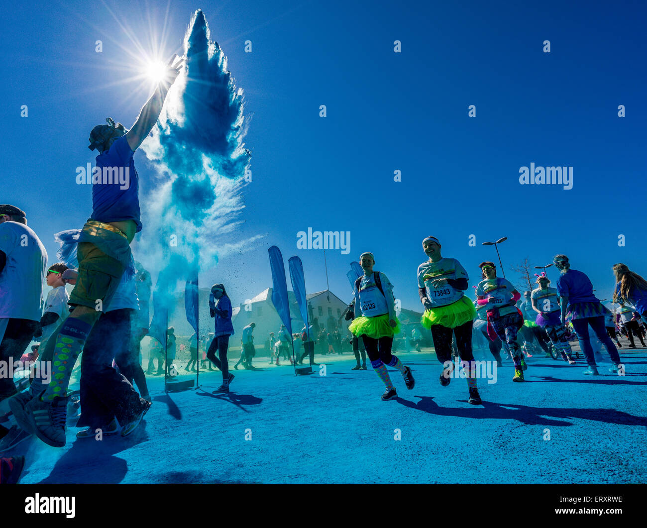 The Color Run, Reykjavik, Iceland. "Happiest 5k run on the Planet ...