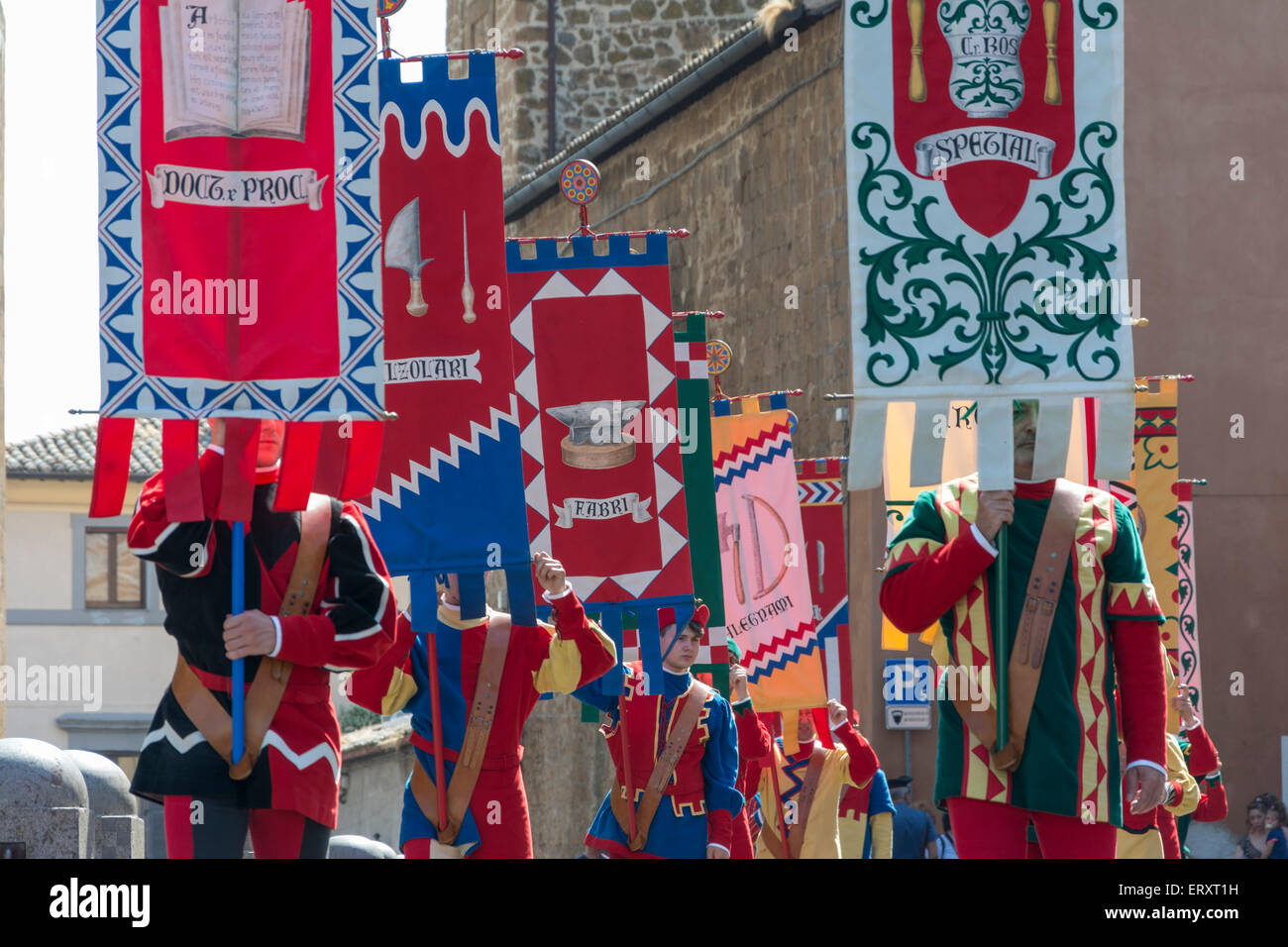 Corpus Domini procession in Orvieto in Umbria, Italy Stock Photo - Alamy