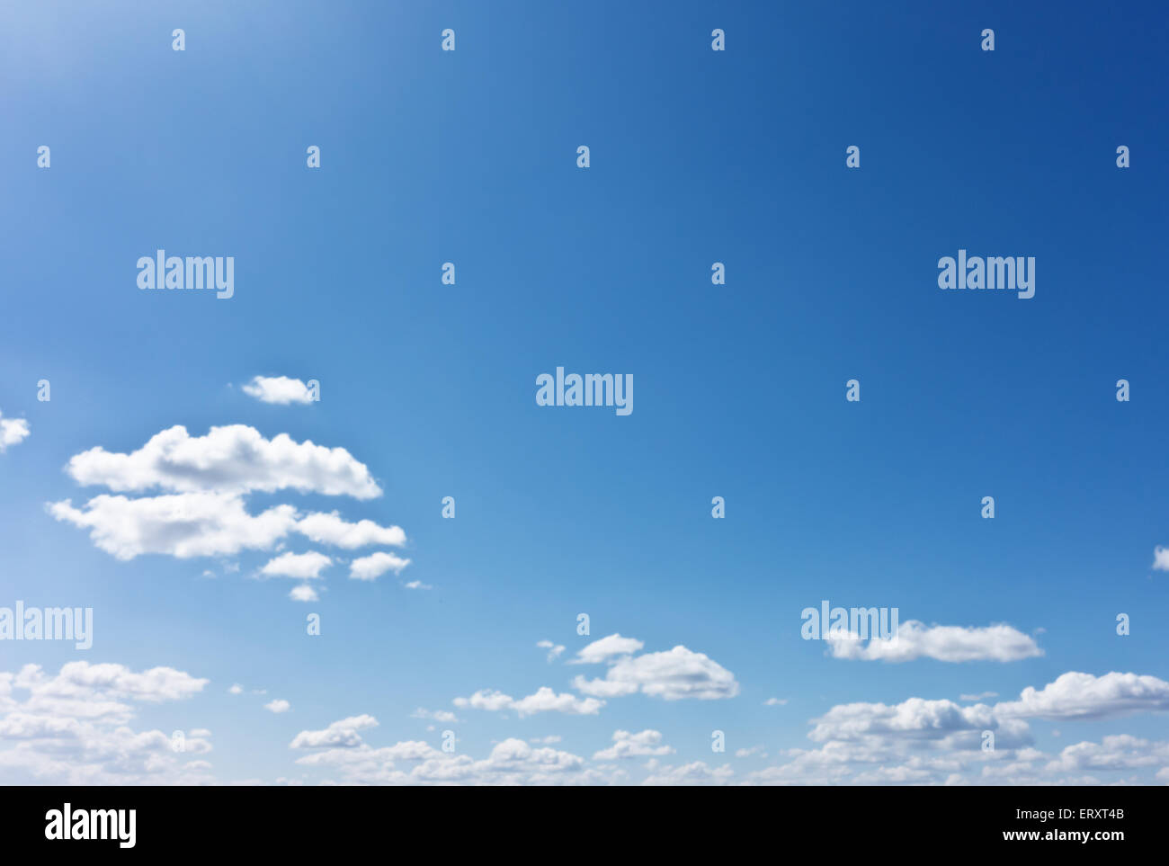 real blue sky with clouds Stock Photo - Alamy