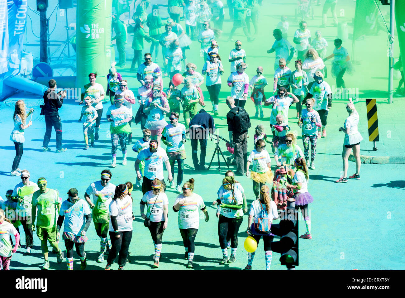 The Color Run, Reykjavik, Iceland. "Happiest 5k run on the Planet ...