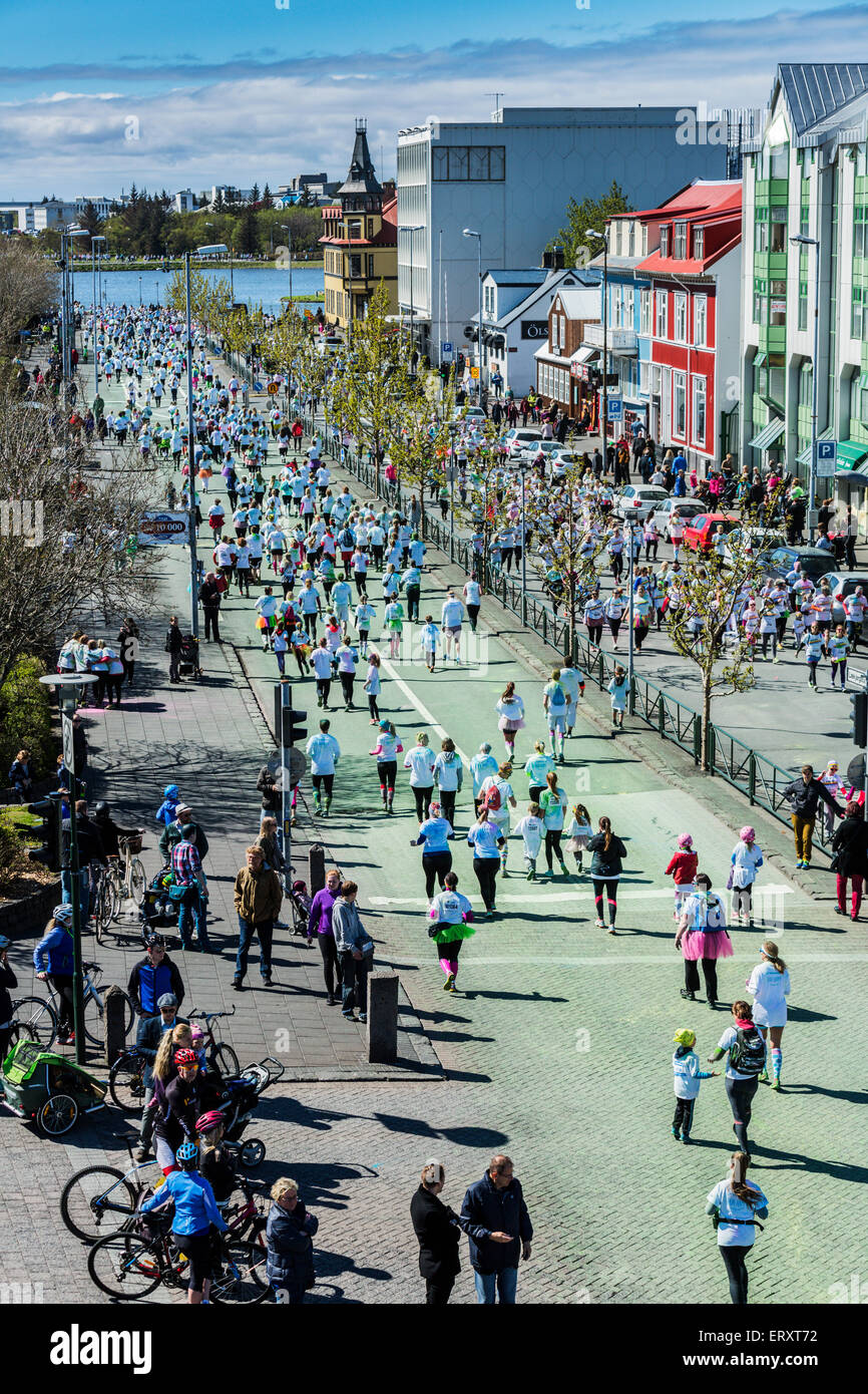 The Color Run, Reykjavik, Iceland. "Happiest 5k run on the Planet ...