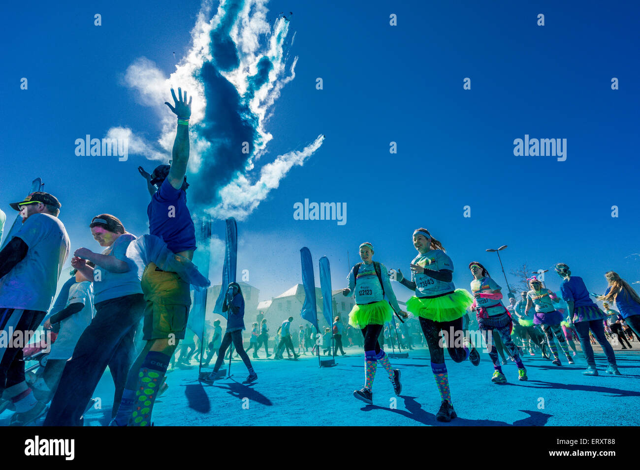 The Color Run, Reykjavik, Iceland. "Happiest 5k run on the Planet ...