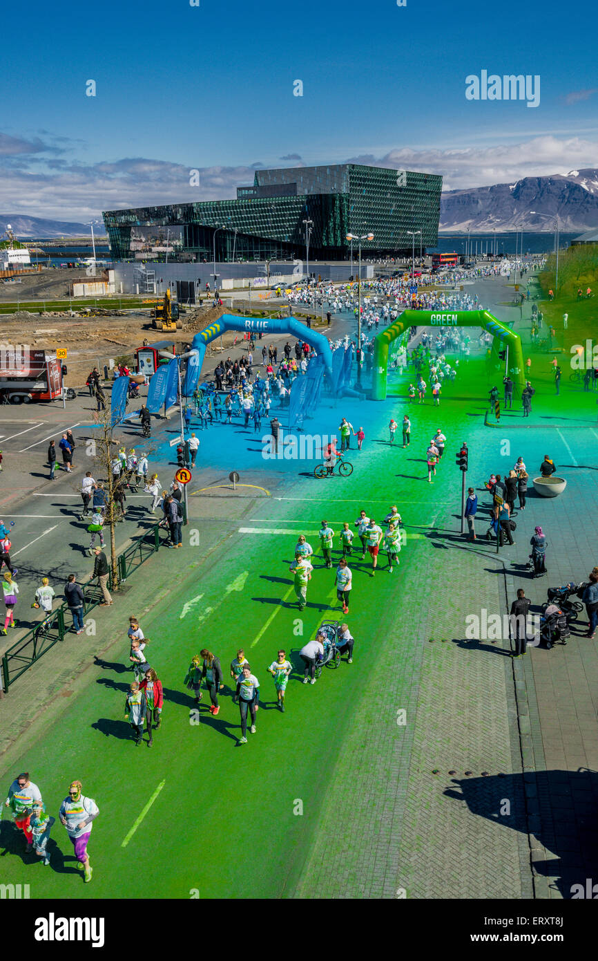 The Color Run, Reykjavik, Iceland. "Happiest 5k run on the Planet ...