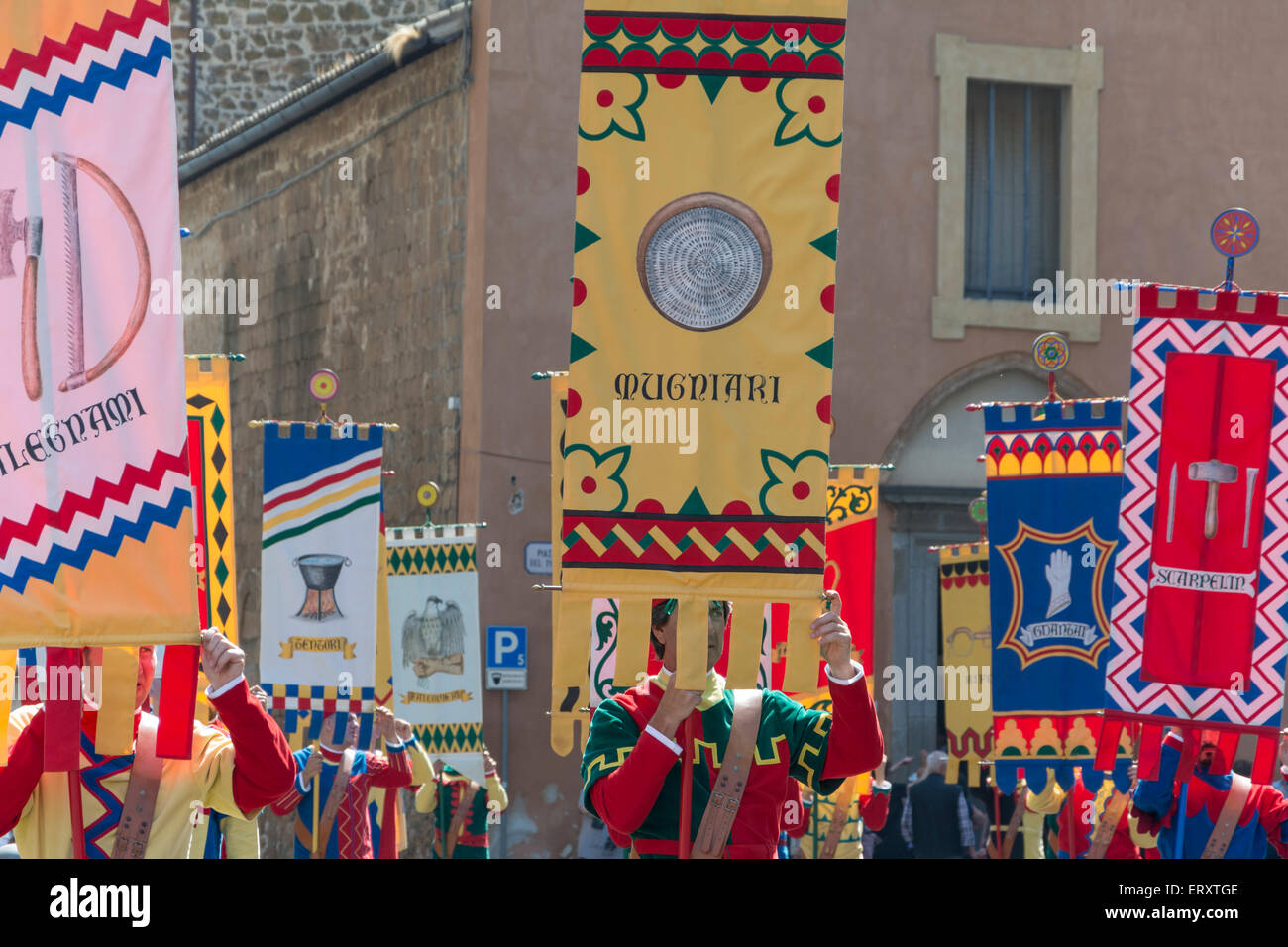 Corpus Domini procession in Orvieto in Umbria, Italy Stock Photo - Alamy