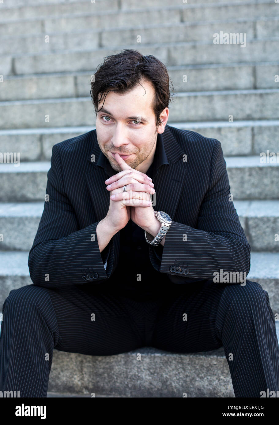 Businessman sitting on stairs hi-res stock photography and images - Alamy Businessman sitting on stairs hi-res stock photography and images - Alamy