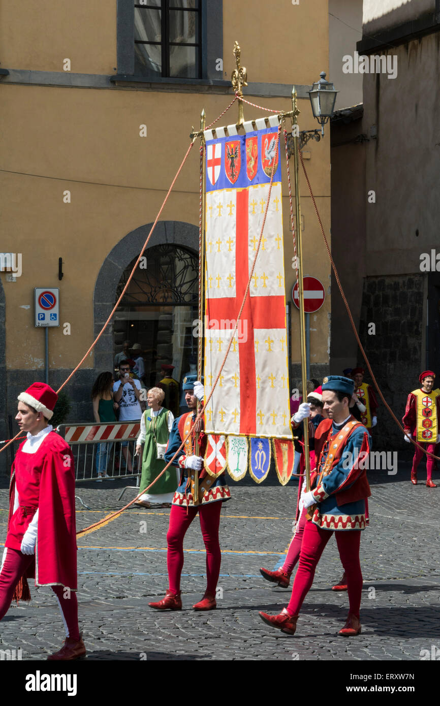 Corpus Domini procession in Orvieto in Umbria, Italy Stock Photo - Alamy