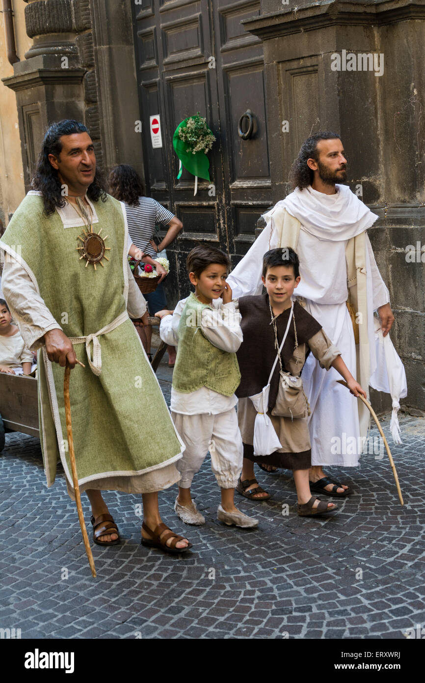Corpus Domini procession in Orvieto in Umbria, Italy Stock Photo - Alamy