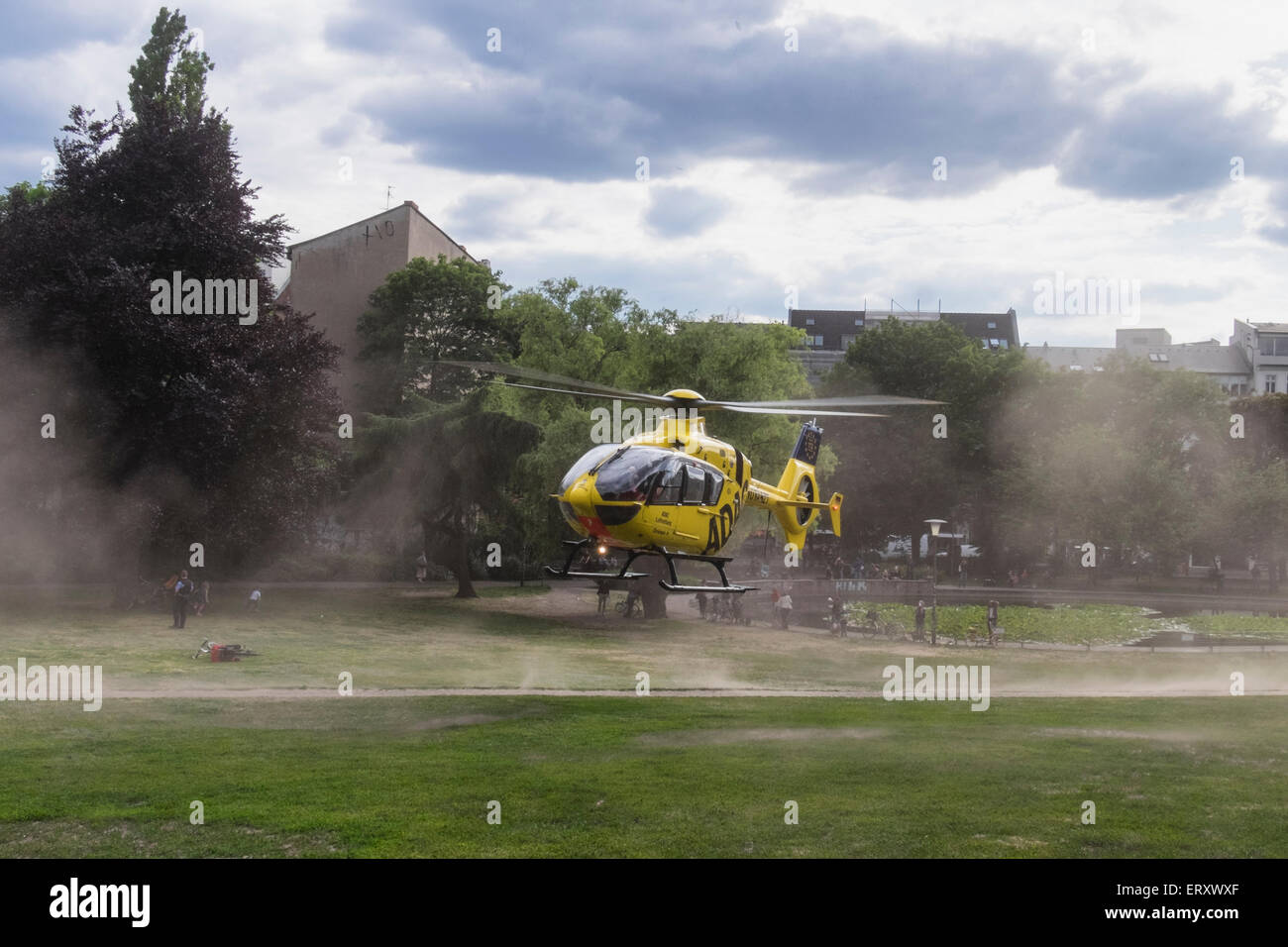 Mitte, Berlin, Germany. 9th June,2015. RTH Christoph 31, an emergency ...