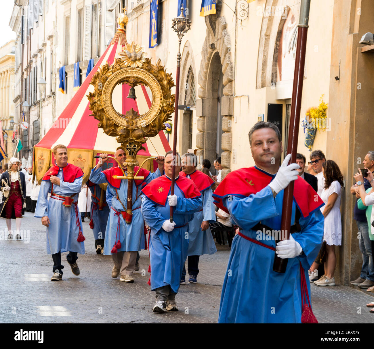 Corpus Domini procession in Orvieto in Umbria, Italy Stock Photo - Alamy