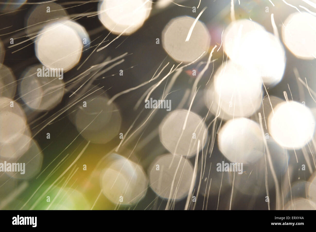 Rain drops at night blurred Stock Photo - Alamy