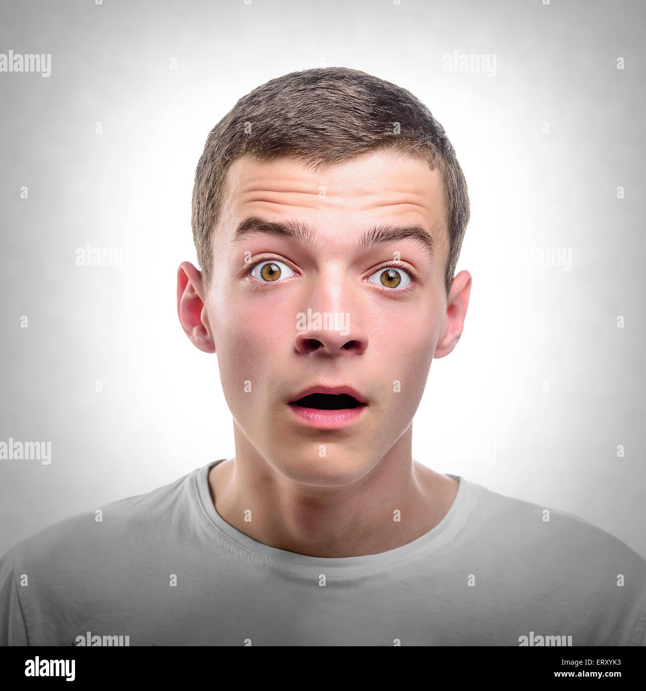 Surprised Young Man Stock Photo - Alamy Surprised Young Man Stock Photo - Alamy
