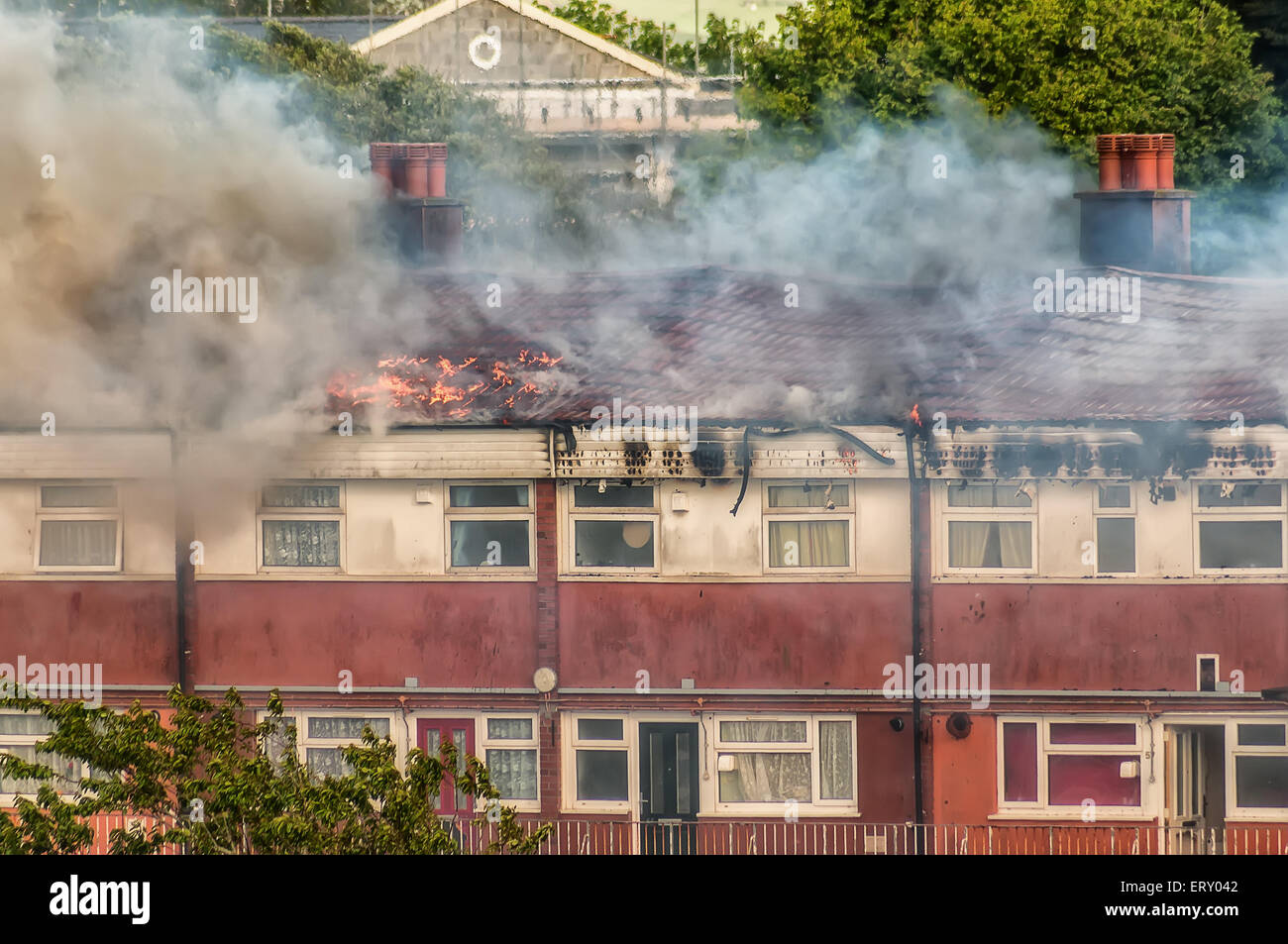 Firefighter roof hi-res stock photography and images - Alamy