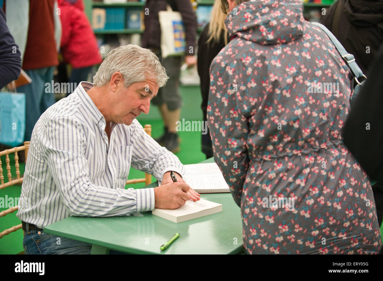 Tony Juniper environmentalist & author book signing at Hay Festival ...