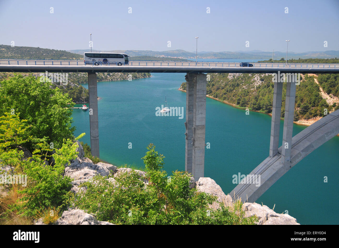 Skradin is the gateway entrance to the Krka National Park near Zadar ...
