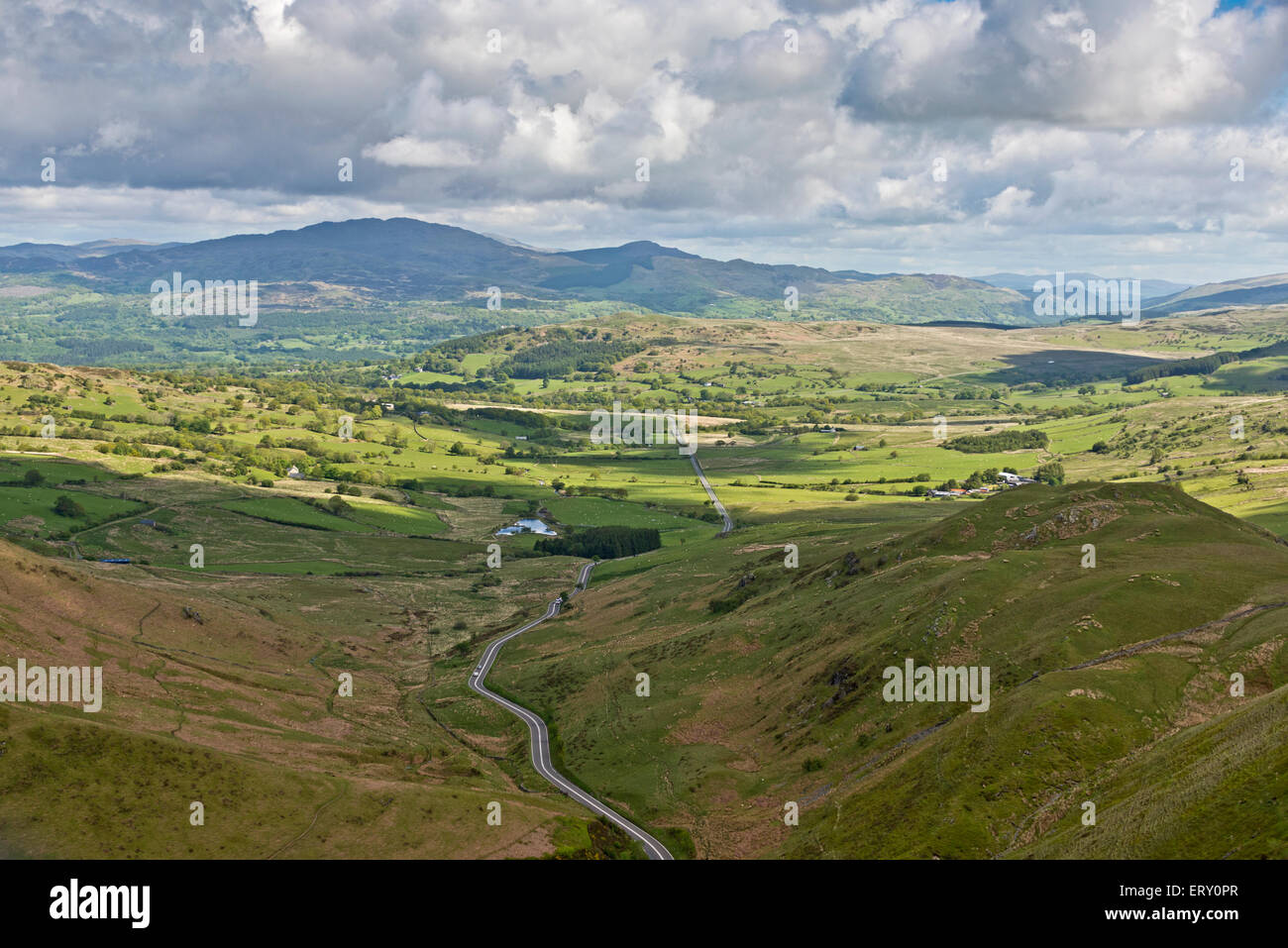Mach Loop cad-east mid wales Machynlleth low flying area mountains ...