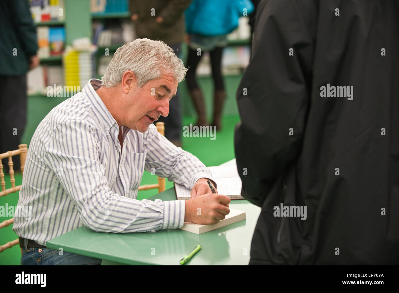 Tony Juniper environmentalist & author book signing at Hay Festival ...