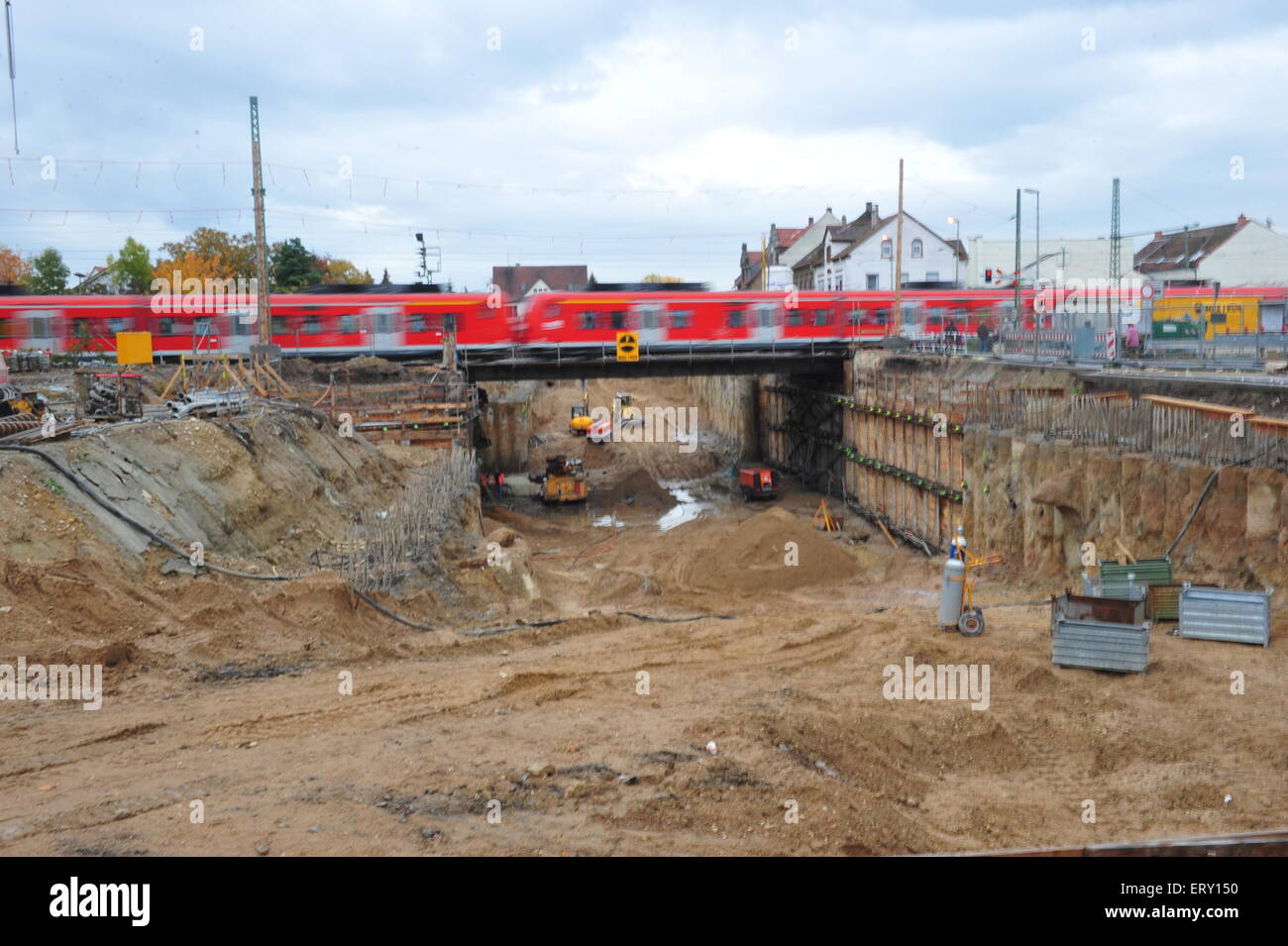 Railway station construction site hi-res stock photography and images ...