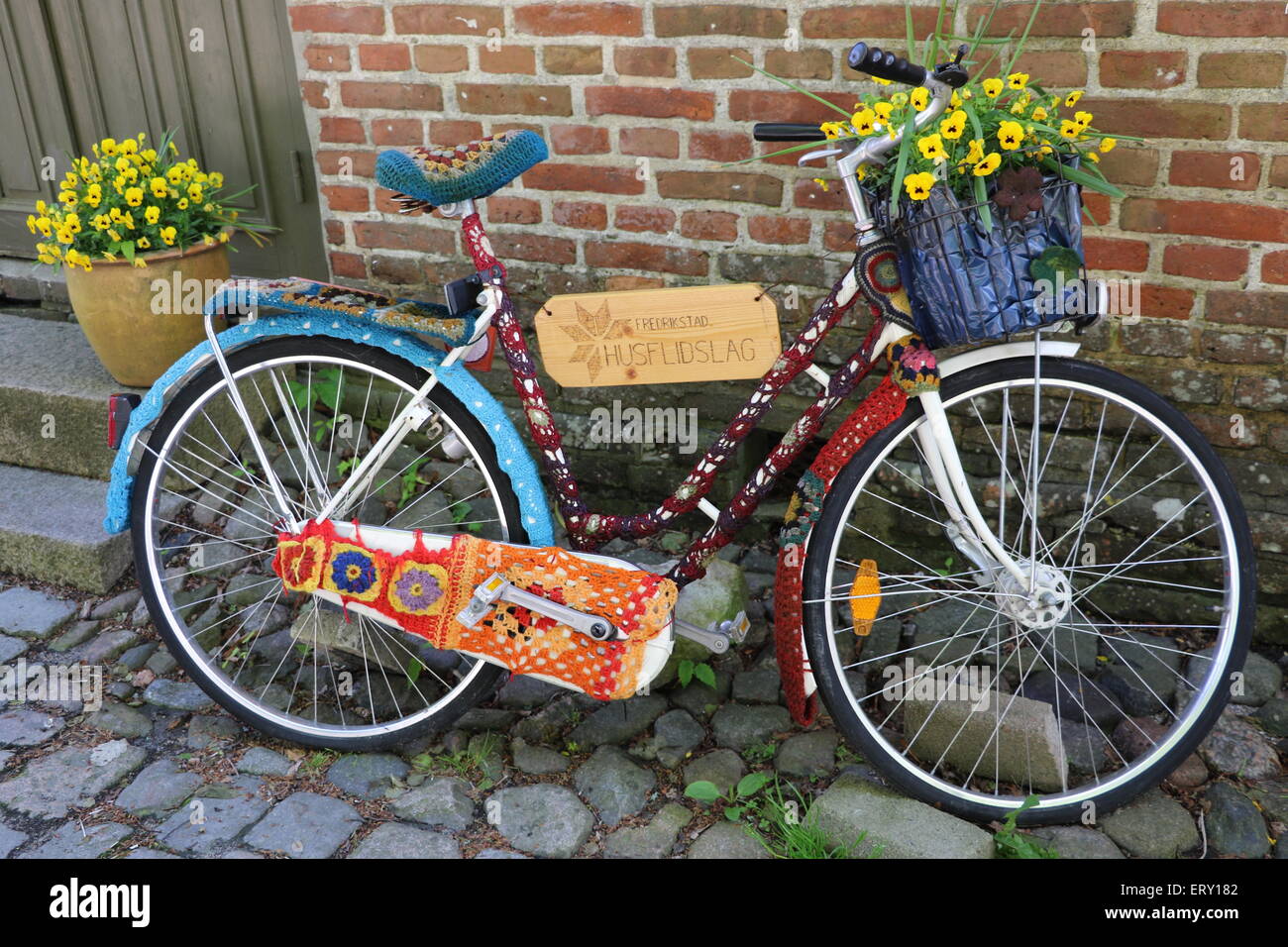 A funny bike in Fredrikstad, Norway Stock Photo - Alamy