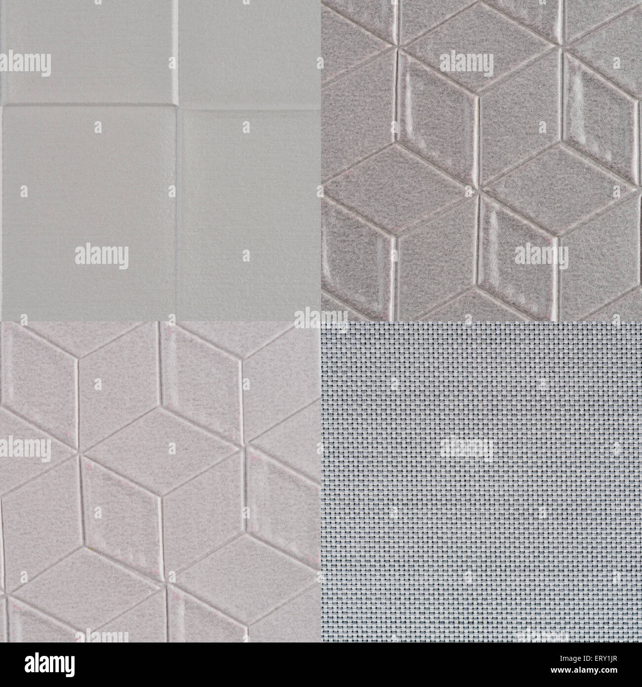 Set of grey vinyl samples, texture background Stock Photo - Alamy