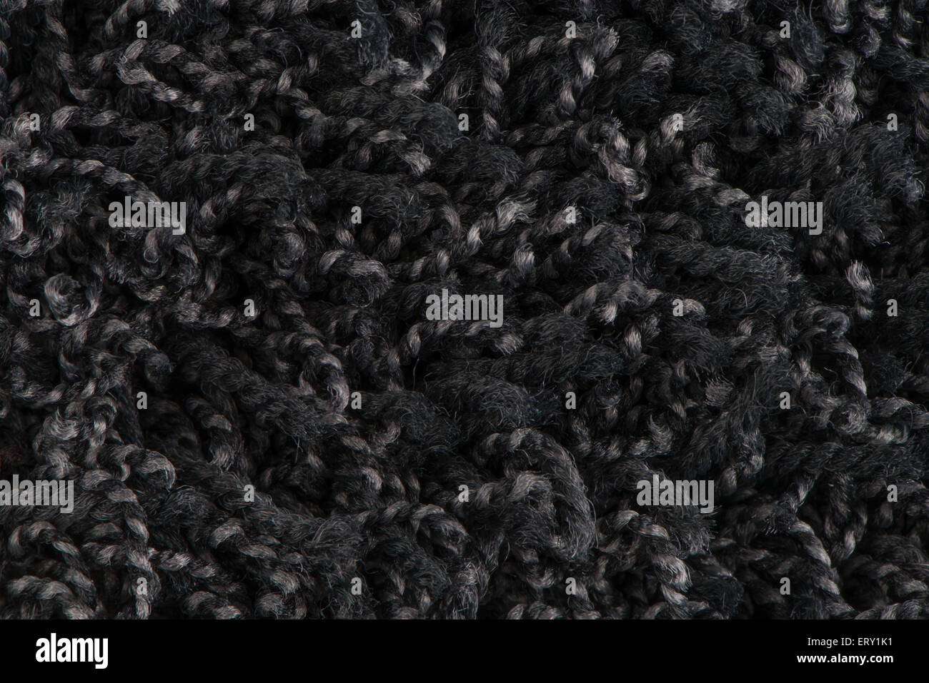 Closeup detail of black carpet texture background Stock Photo - Alamy