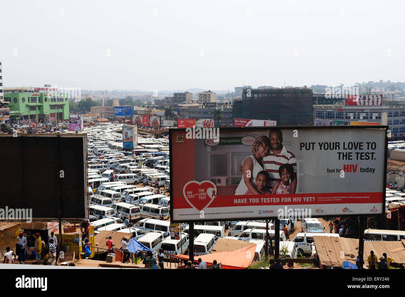 Uganda, Kampala, Central busstation Stock Photo - Alamy
