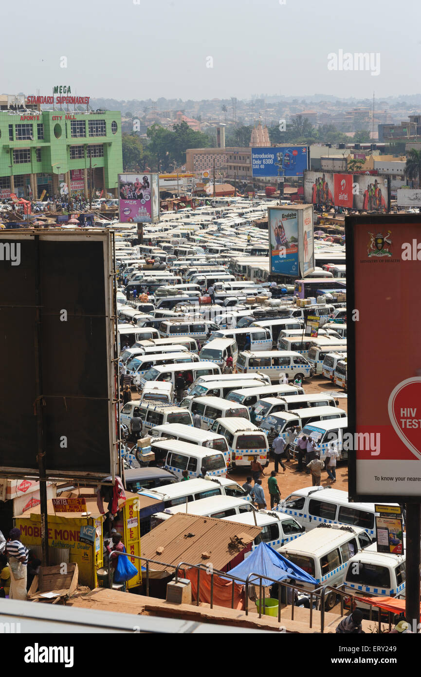 Uganda, Kampala, Central busstation Stock Photo - Alamy