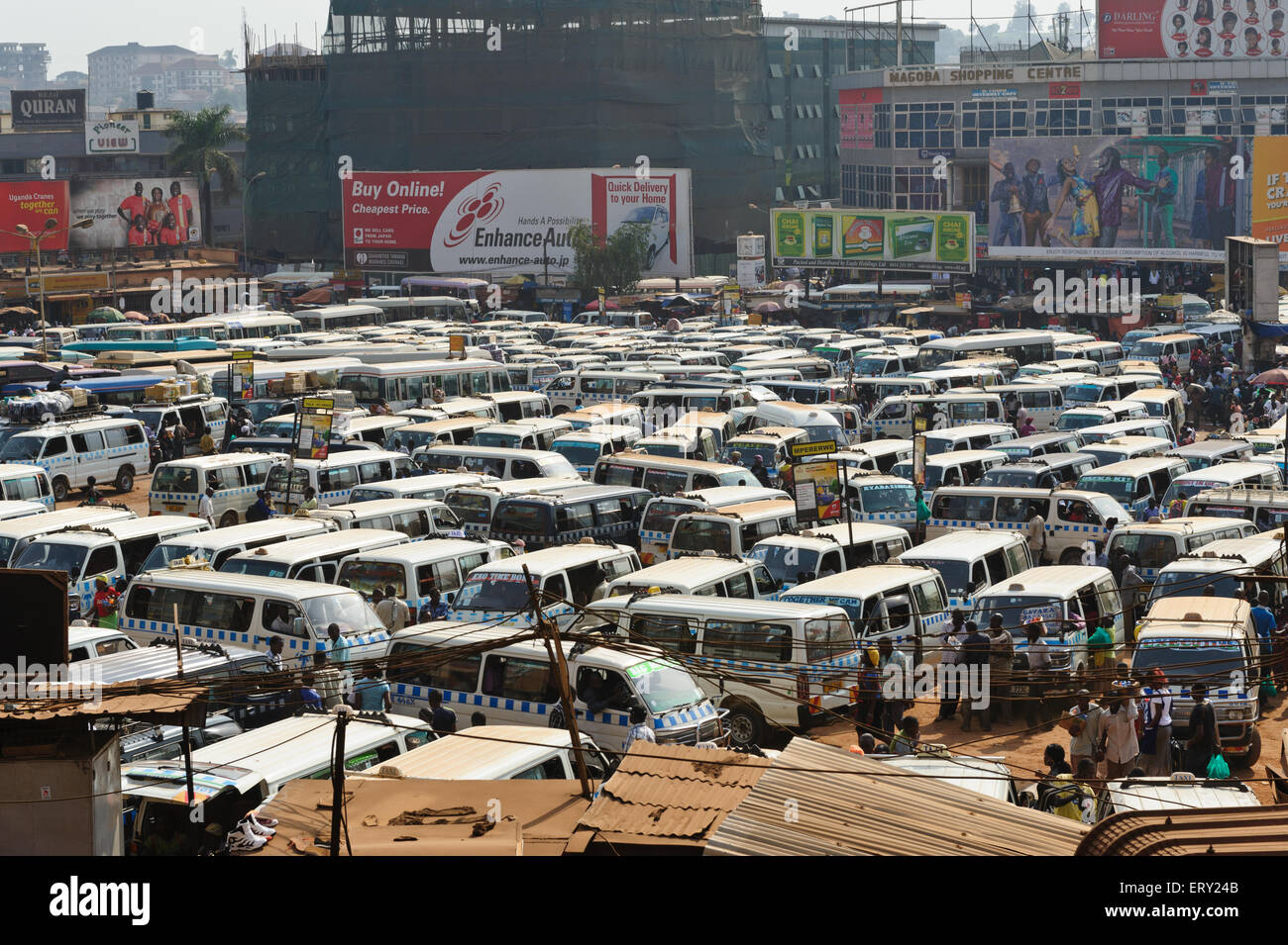 Uganda, Kampala, Central busstation Stock Photo - Alamy