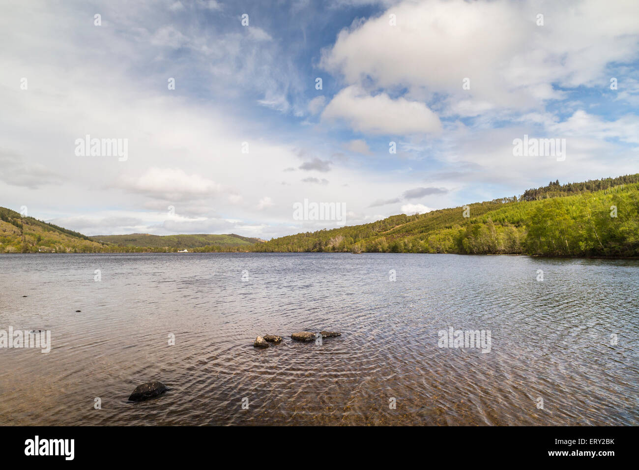 Loch Achilty in the Scottish Highlands Stock Photo - Alamy