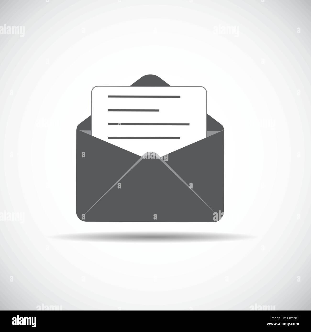 Laptop envelope icon in Stock Vector Images - Alamy