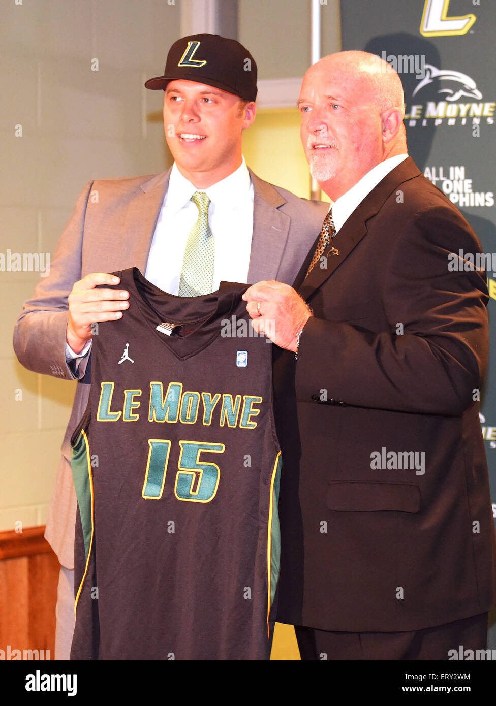June, 9 2015: Le Moyne Dolphins director of athletics Matt Bassett ...