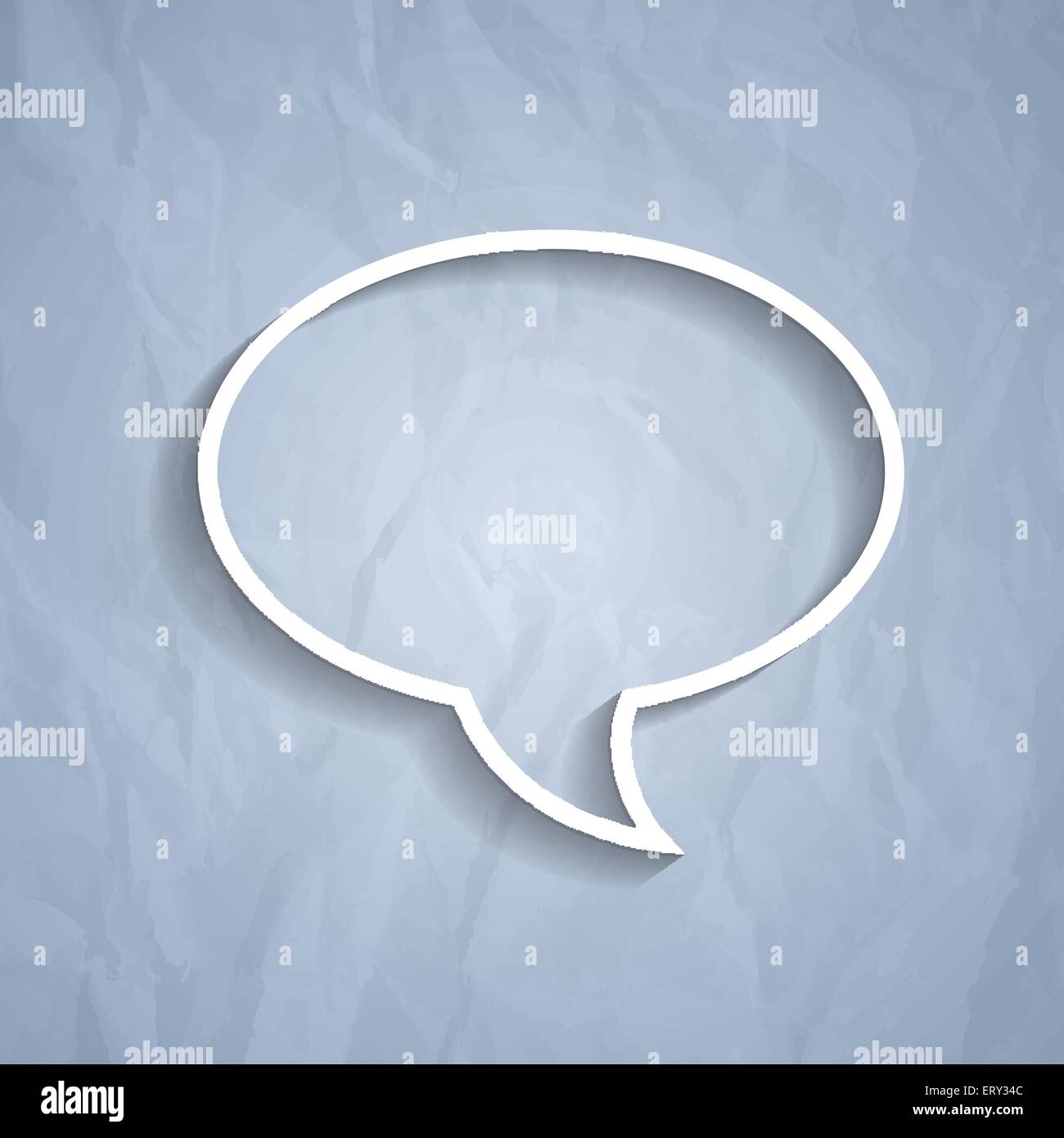 Chat bubble symbol on light grey background. RGB EPS 10 vector Stock ...