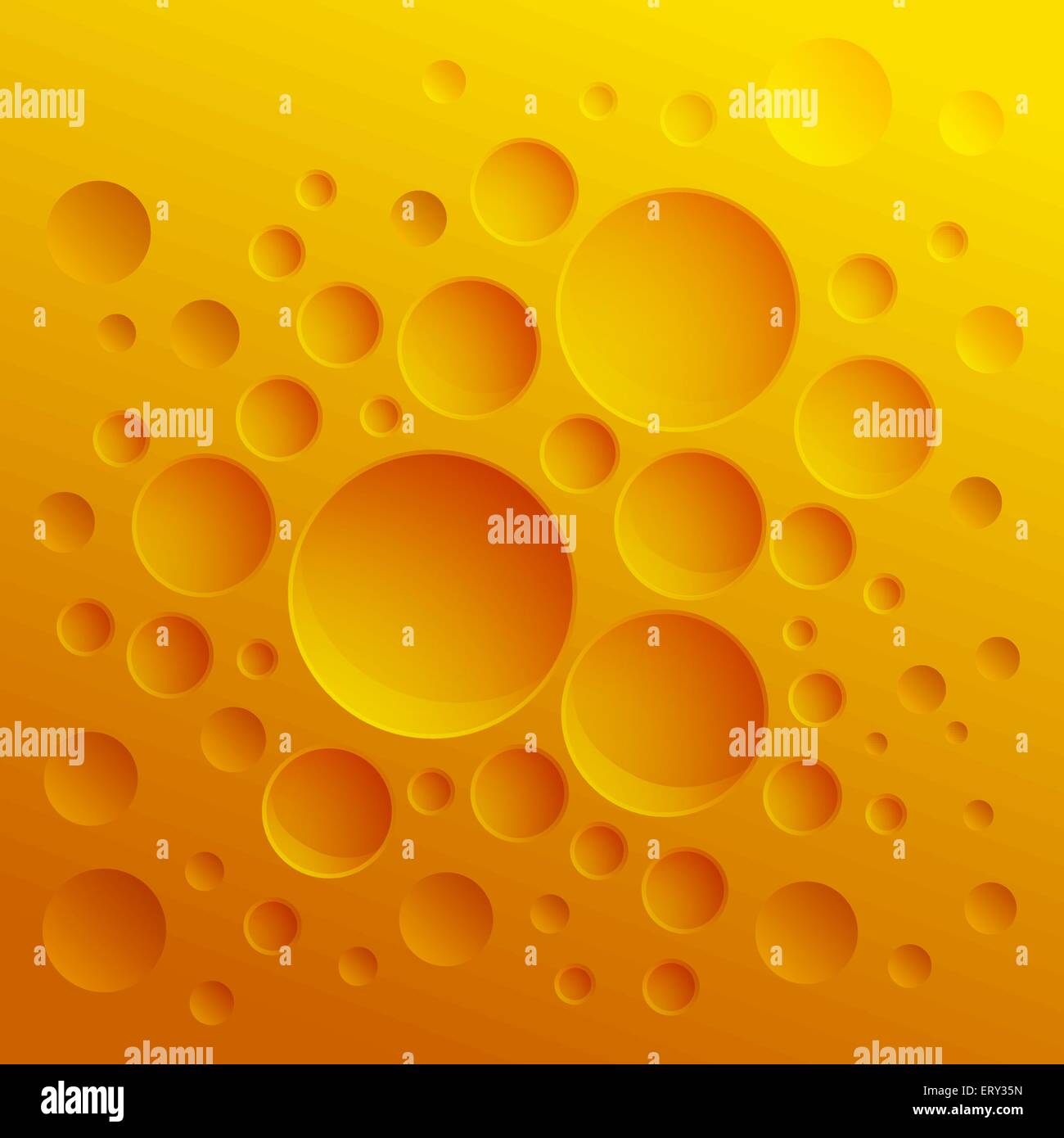 Abstract cheese yellow circles background. RGB EPS 10 vector Stock ...