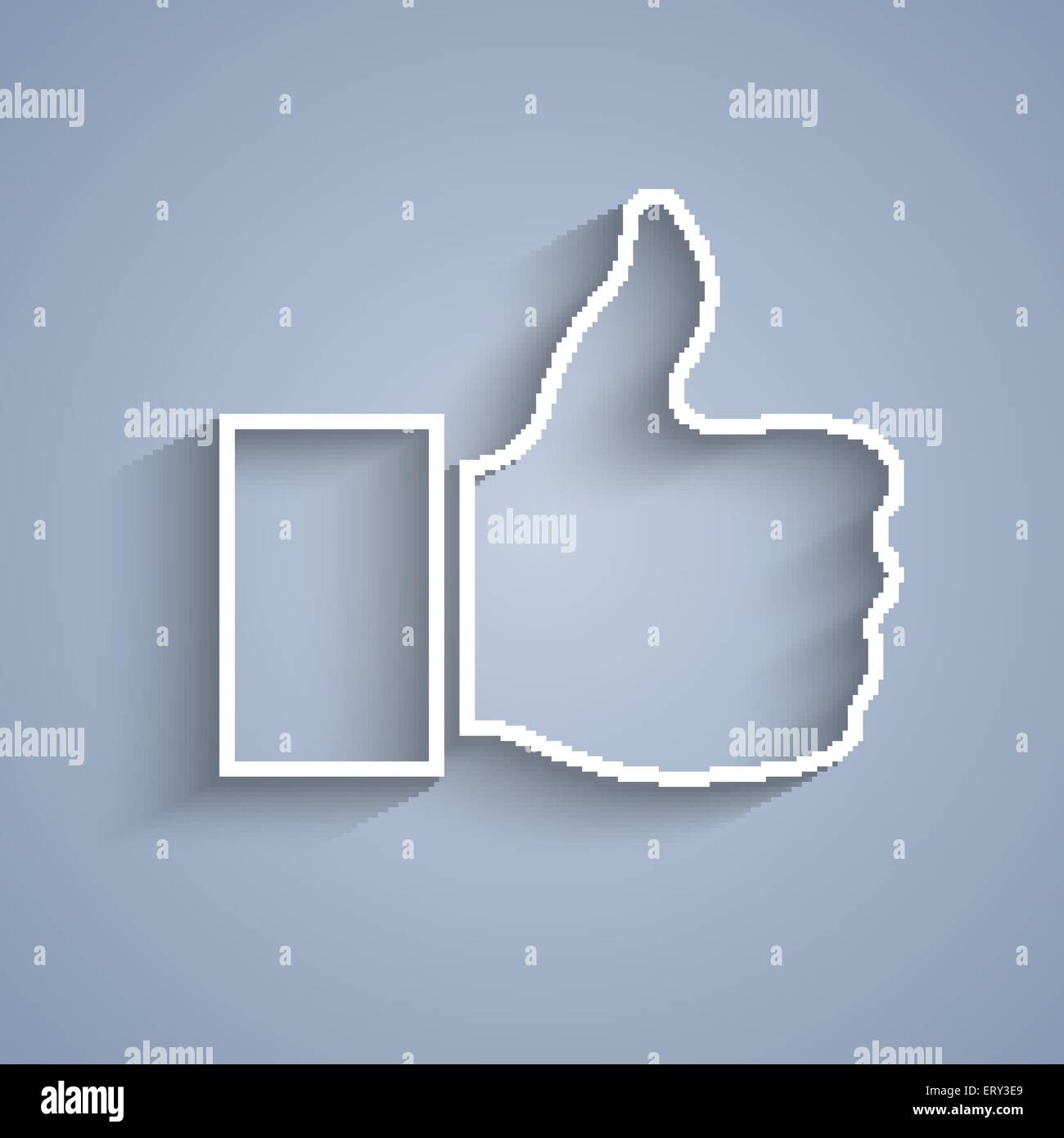 Paper Like symbol on grey background. RGB EPS 10 vector illustration ...