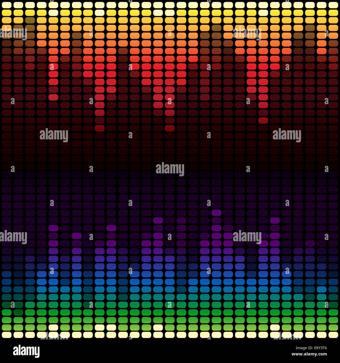 Rainbow digital equalizer background. RGB EPS 10 vector Stock Vector ...