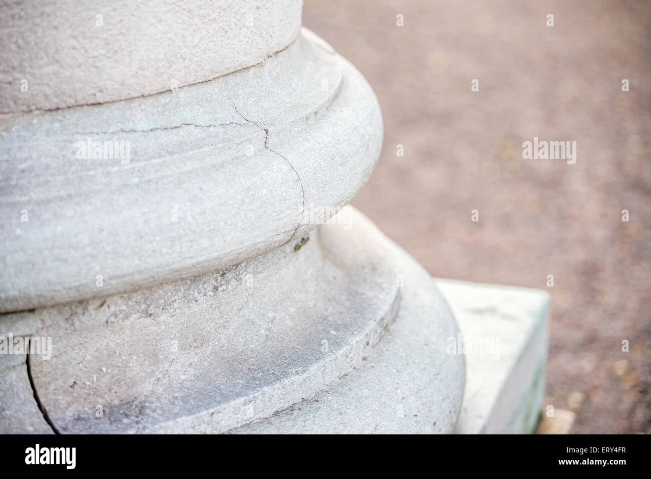 The Base of a White Pillar Column Stock Photo - Alamy