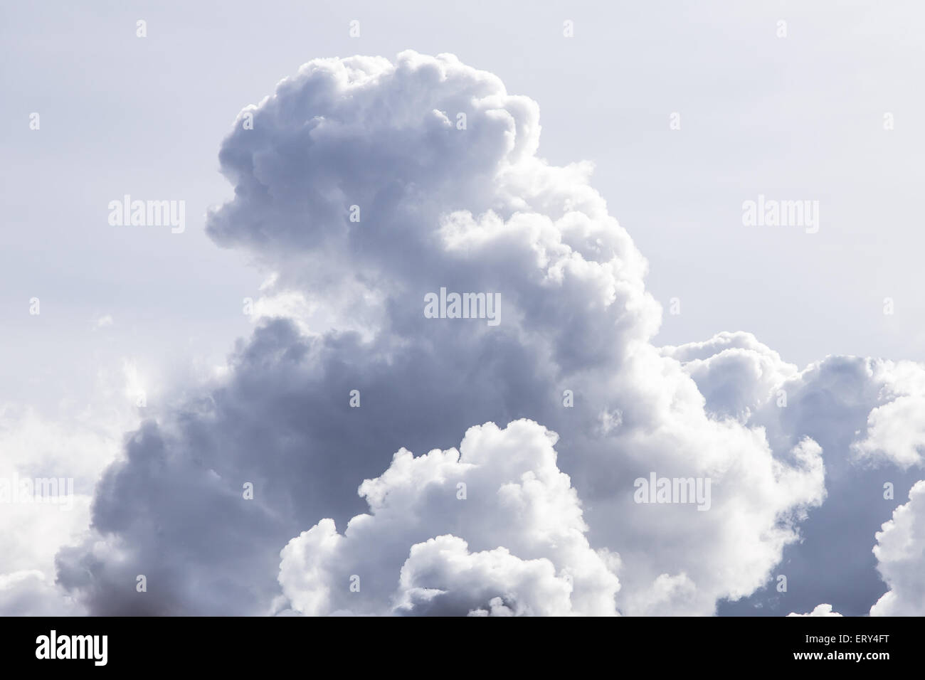 Massive Dark Pillar Cloud Formation Before Storm Stock Photo - Alamy