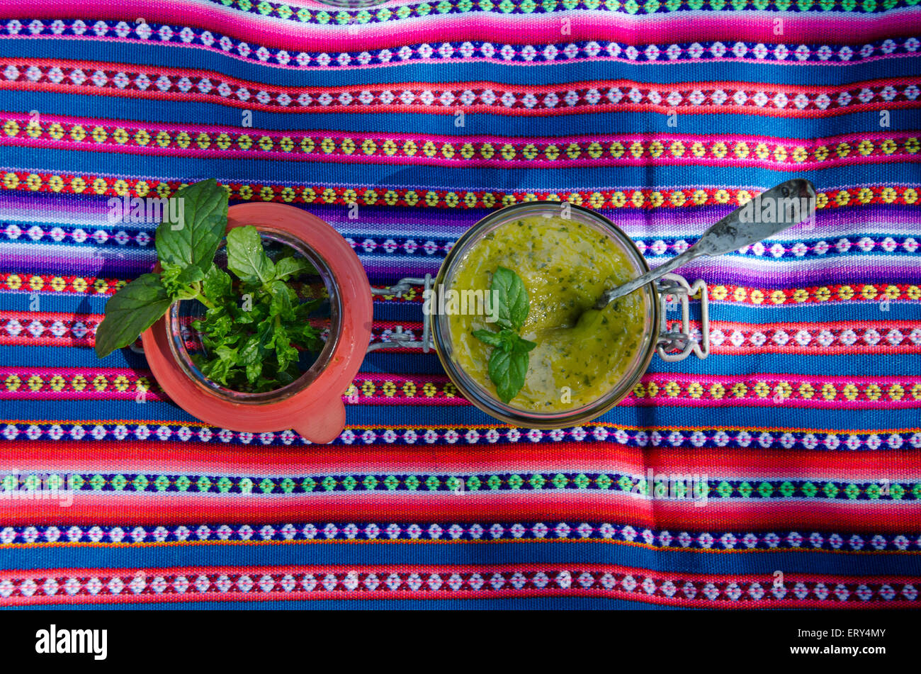 Spoon glass chia pudding hi-res stock photography and images - Alamy