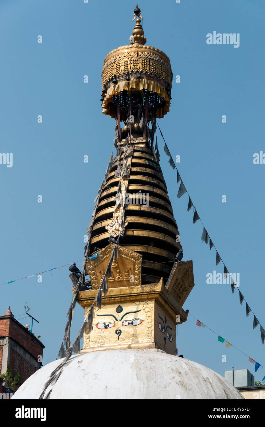Elk219-2209v Nepal, Patan, North of Durbar Square, Chandeswari Temple ...