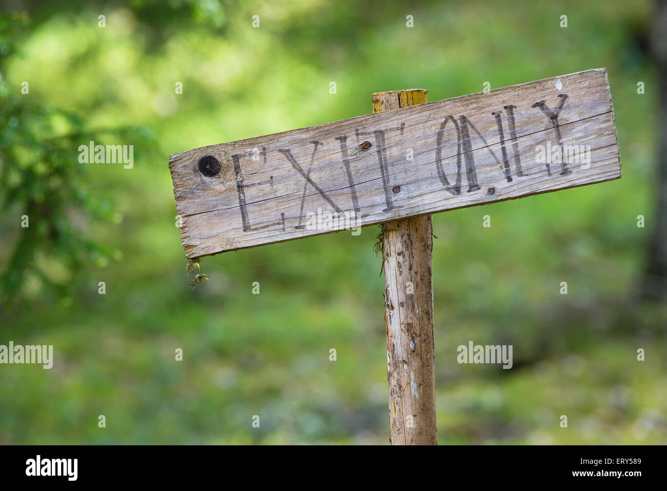 Old exit sign hi-res stock photography and images - Alamy