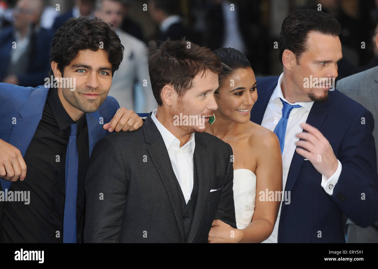 London, UK. 9th June, 2015. Adrian Grenier, Emanuelle Chriqui, Kevin ...