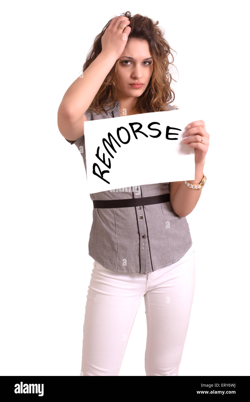 Remorse hi-res stock photography and images - Alamy
